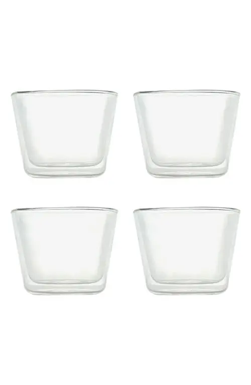 CLOUDNOLA Rocks Set Of 4 Glasses - Clear