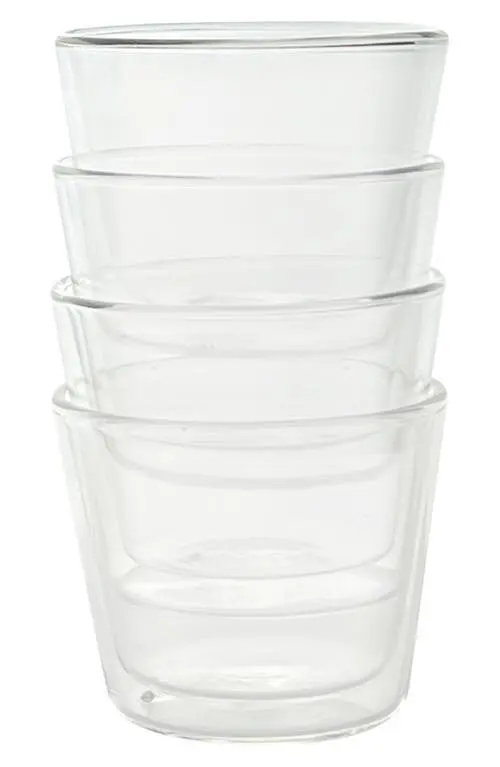 CLOUDNOLA Rocks Set Of 4 Glasses - Clear