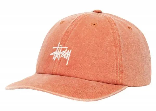 StÜssy Low Profile Basic Washed Strapback - Yam