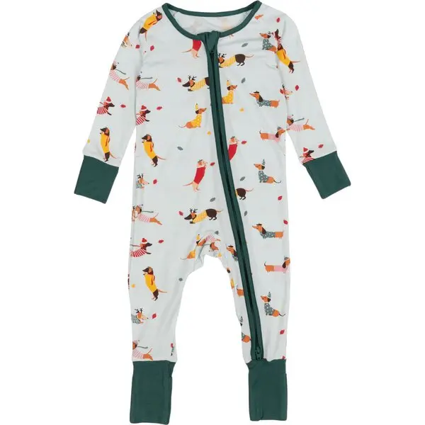 LEVERET Viscose Matching Family Holiday Pajama Sleeper - Dogs