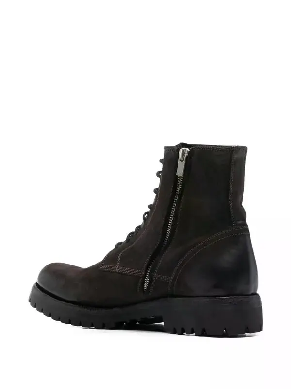 Officine Creative 40mm Ikonic 001 Lace-up Zip Boots