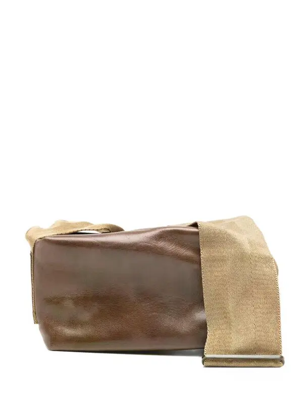 UMA WANG Faux-leather Shoulder Bag - Brown