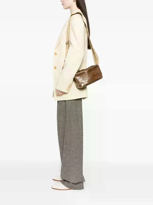 UMA WANG Faux-leather Shoulder Bag - Brown