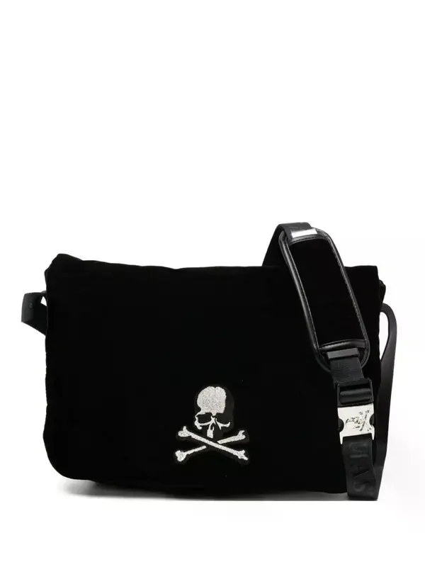 MASTERMIND WORLD Logo-embroidered Shoulder Bag - Black