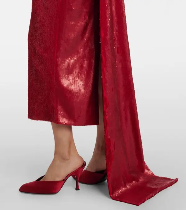 EMILIA WICKSTEAD Jacira Sequined Cocktail Dress