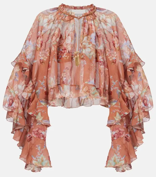 Zimmermann Awaken Floral Blouse - Multicoloured