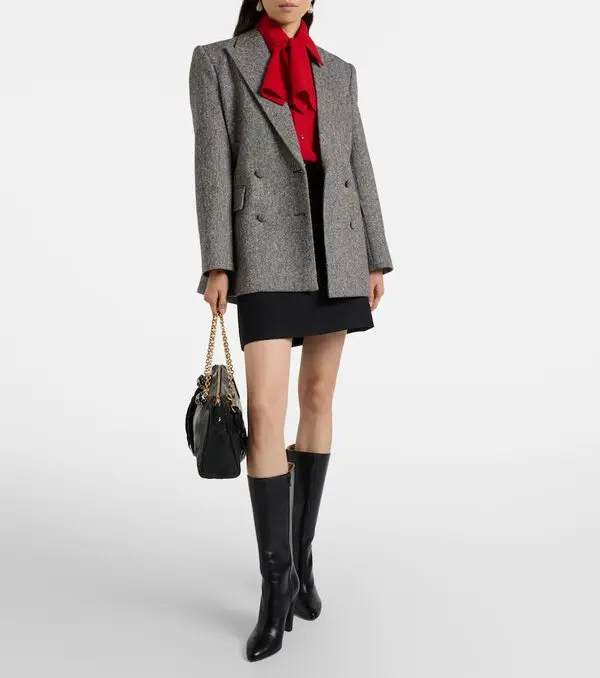 Valentino Garavani Hotty 100 Leather Knee-high Boots