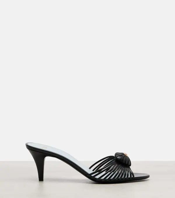 Valentino Garavani Royal 65 Leather Sandals - Black
