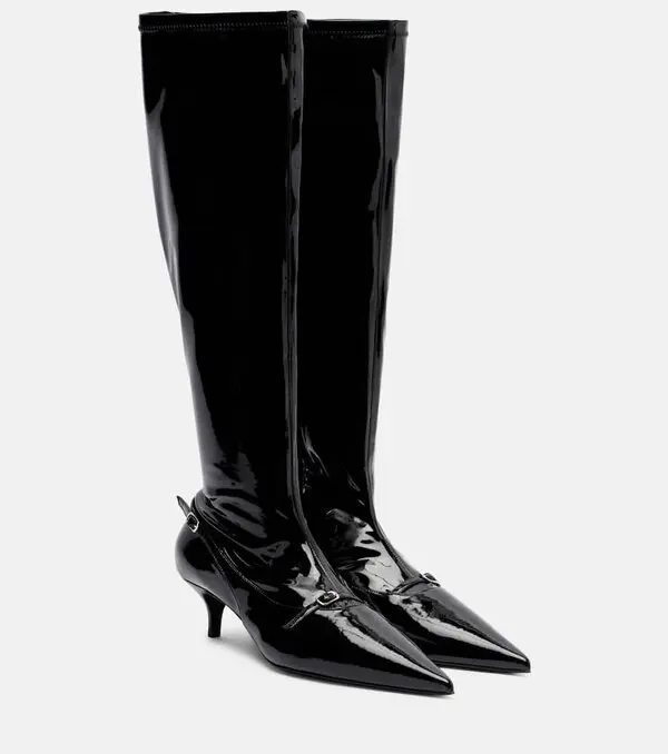 Magda Butrym Patent Leather Knee-high Boots