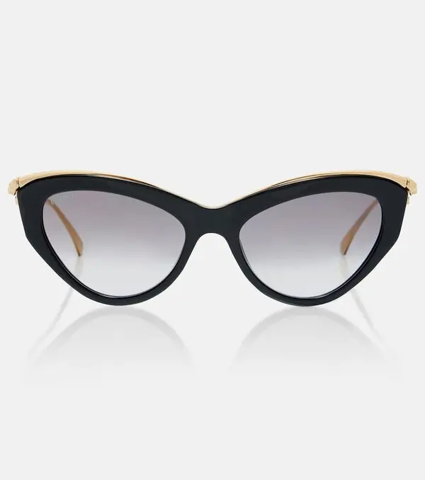 CARTIER Panthère De Cat-eye Sunglasses - Black