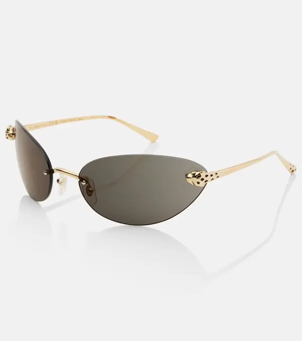 Cartier Panthère De Cat-eye Sunglasses - Gold