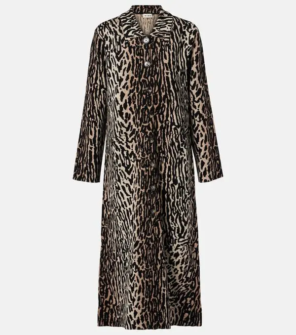 Rixo Jacoba Jacquard Coat