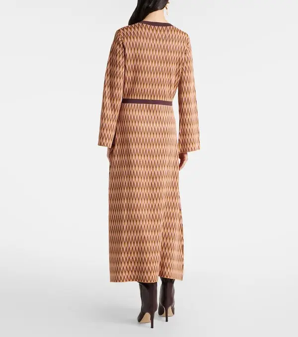 Rixo Pamela Jacquard Midi Dress