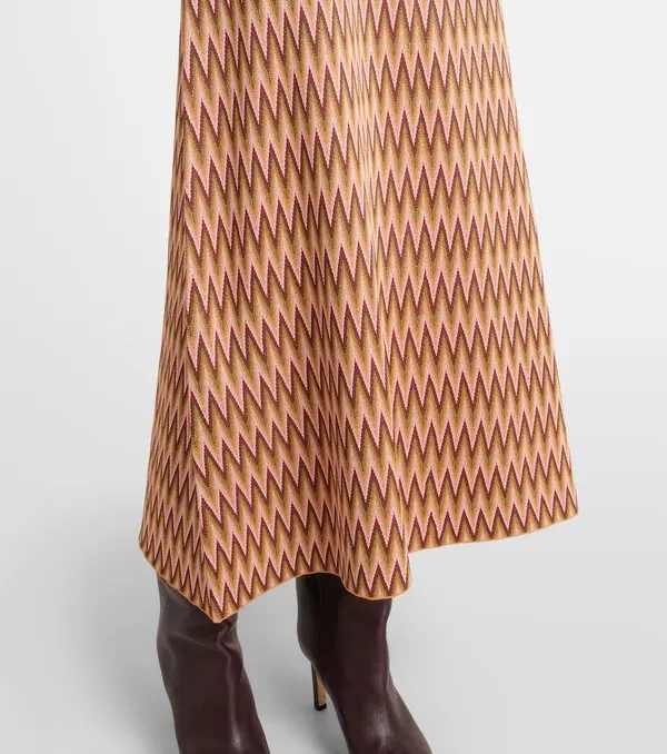Rixo Pamela Jacquard Midi Dress