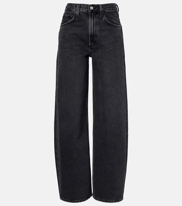 AGOLDE Low Curve Wide-leg Jeans - Grey