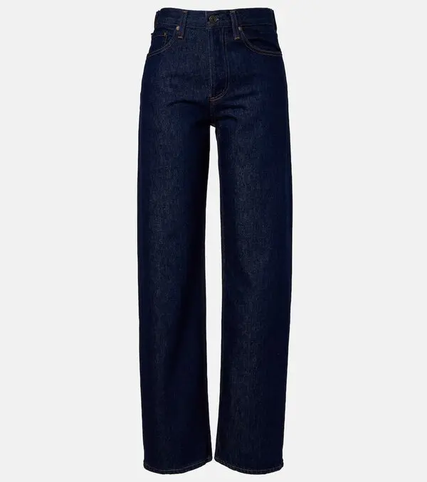 AGOLDE Arc Mid-rise Wide-leg Jeans