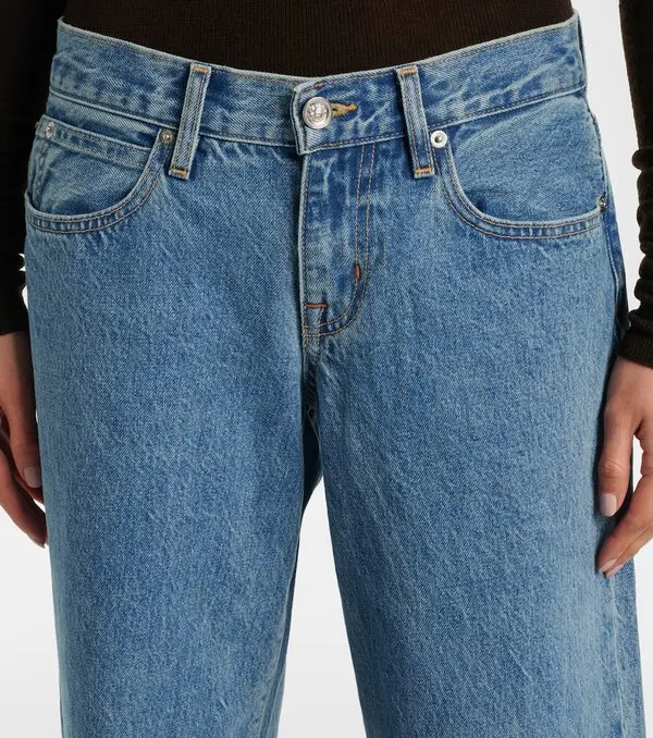 SLVRLAKE Lexi Low-rise Wide-leg Jeans