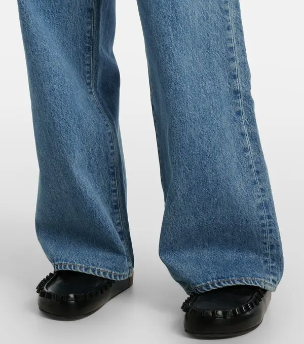 SLVRLAKE Lexi Low-rise Wide-leg Jeans