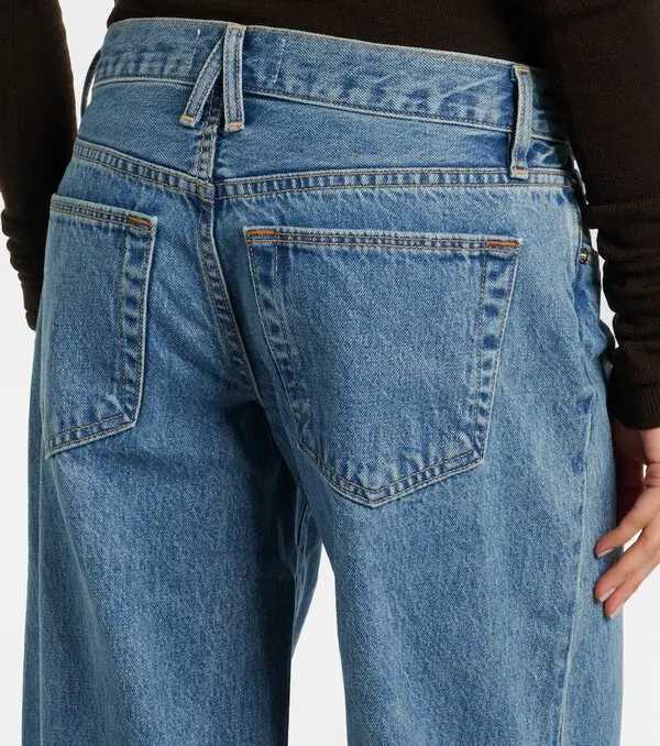SLVRLAKE Lexi Low-rise Wide-leg Jeans