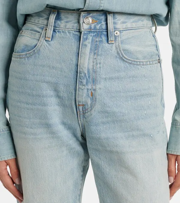 SLVRLAKE London High-rise Straight Jeans - Blue