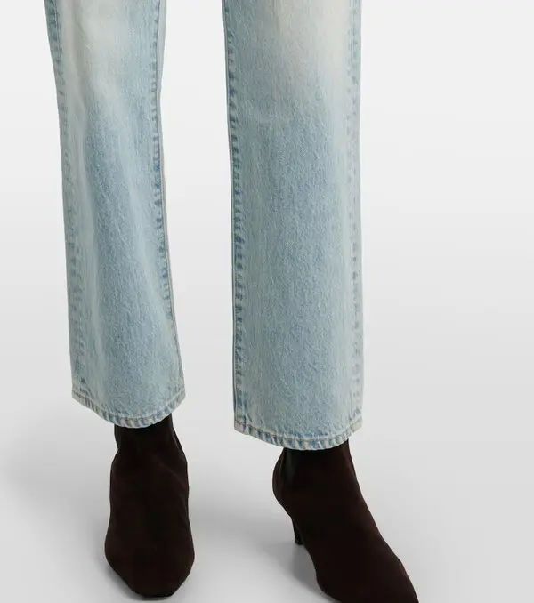 SLVRLAKE London High-rise Straight Jeans - Blue