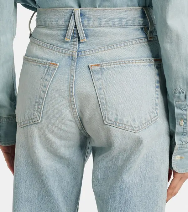 SLVRLAKE London High-rise Straight Jeans - Blue