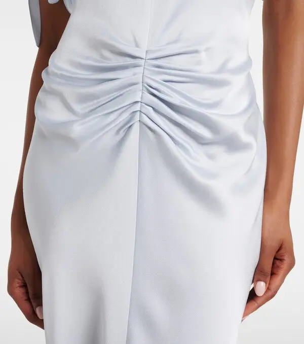 Victoria Beckham Gathered Gown - Blue