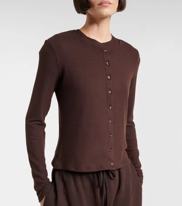 LESET Lauren Cropped Cardigan
