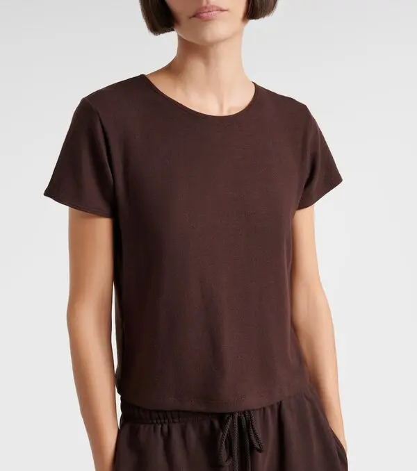 LESET Margo Lauren Jersey T-shirt - Brown
