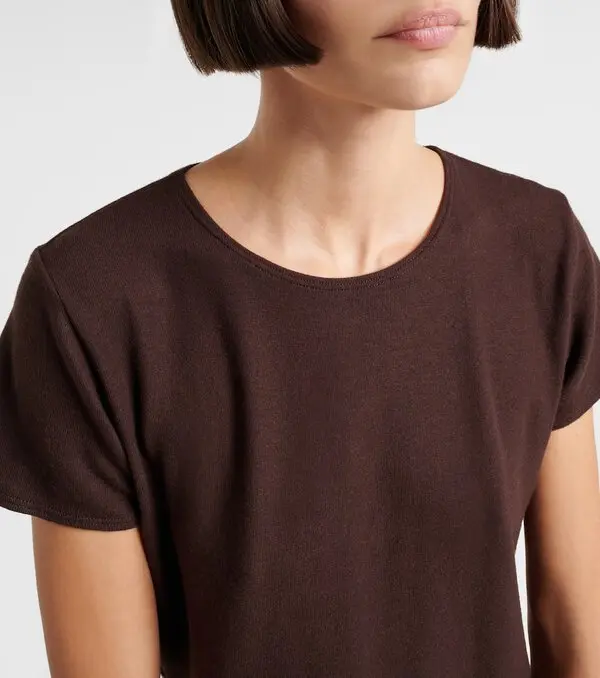 LESET Margo Lauren Jersey T-shirt - Brown