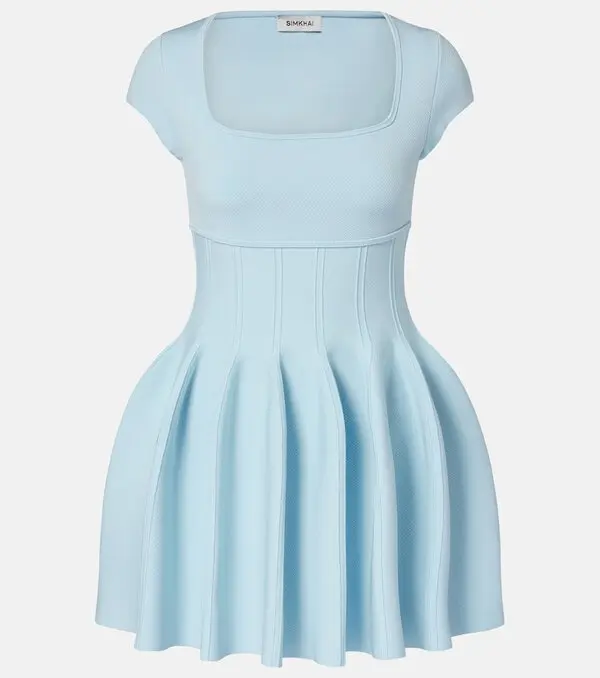 Simkhai Gallagher Mini Dress - Blue