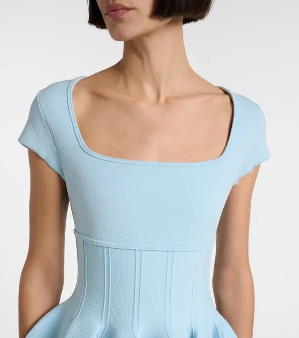 Simkhai Gallagher Mini Dress - Blue