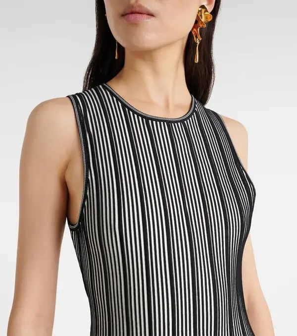 Simkhai Oaklen Knitted Midi Dress - Black