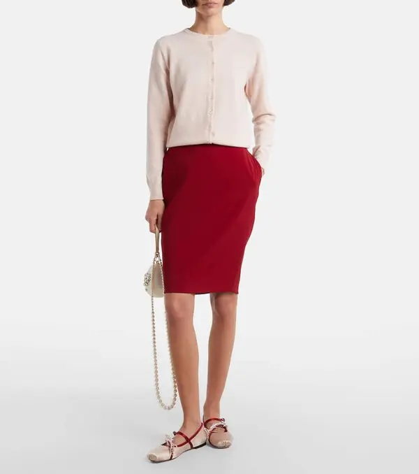 JIMMY CHOO Loli Embellished Satin Ballet Flats - Pink