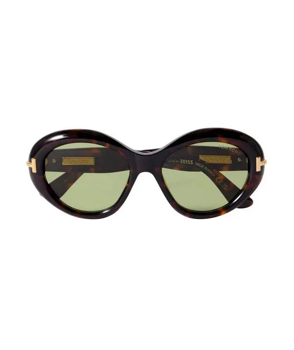 TOM FORD Icon Cat-eye Acetate Sunglasses - Tortoiseshell
