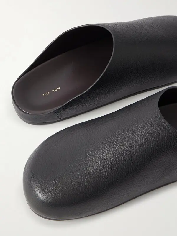 THE ROW Hudson Leather Mules