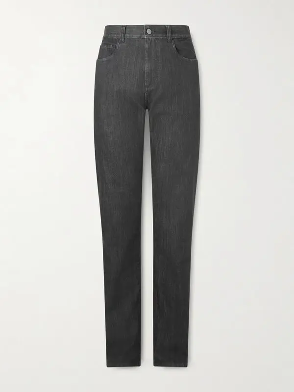 Canali Slim-fit Jeans - Black
