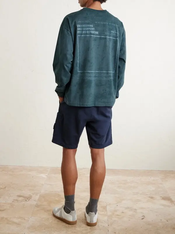 Stone Island Logo-print Cotton-jersey T-shirt