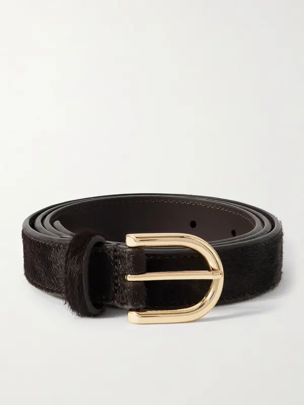 MORJAS The Belt 2.5cm Pony Hair Belt - Brown