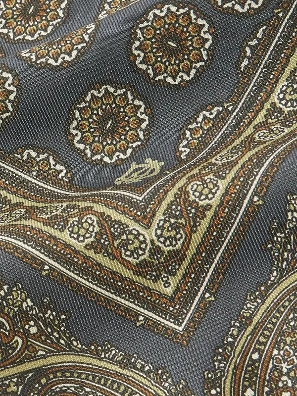 Dunhill Printed Mulberry Silk-twill Pocket Square