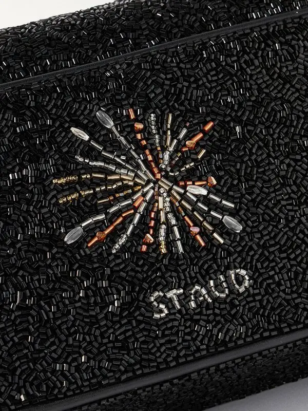 Staud Tommy Bead-embellished Shoulder Bag