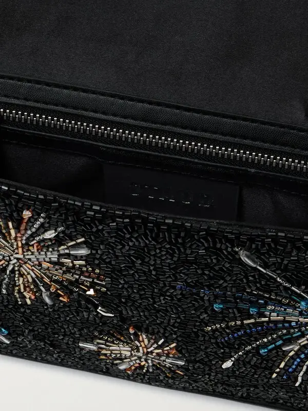Staud Tommy Bead-embellished Shoulder Bag