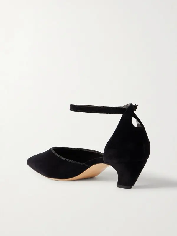 Le Monde Beryl Victoria Velvet Pumps