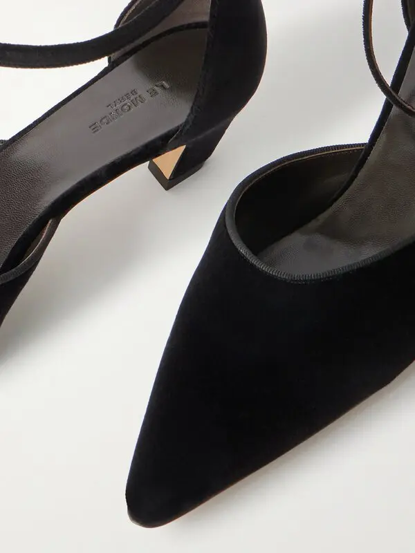 Le Monde Beryl Victoria Velvet Pumps