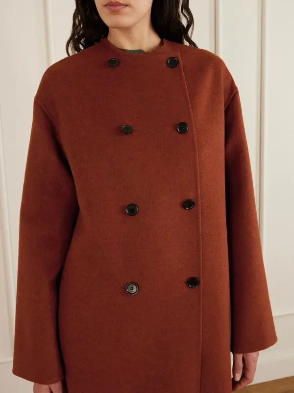 Loro Piana Boris Double-breasted Cashmere Coat