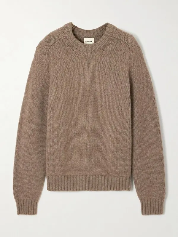Khaite Mae Cashmere Sweater - Brown