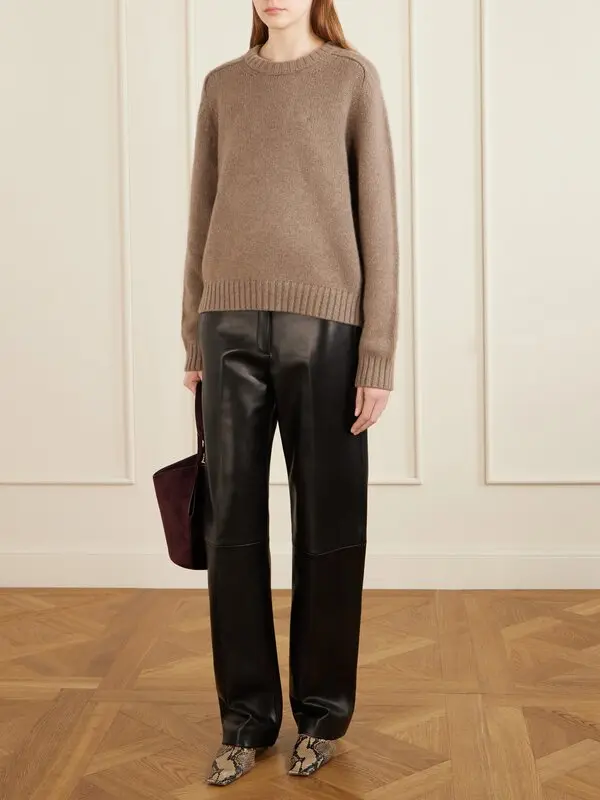 Khaite Mae Cashmere Sweater - Brown