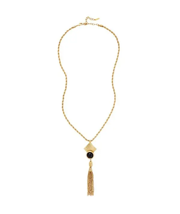 JENNIFER BEHR Noreen Tasseled Necklace - Gold
