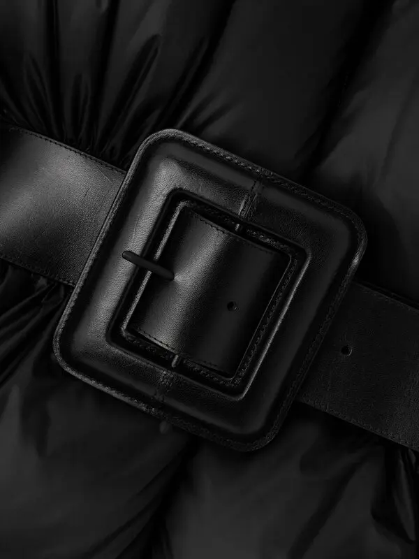 Balenciaga Hourglass Belted Quilted Down Jacket