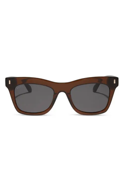 DIFF Bradley 50mm Cat Eye Sunglasses - Whiskey/grey